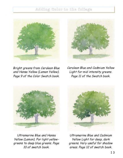 Depicting the Colours in Trees & Bushes - The Michael Wilcox School of ...