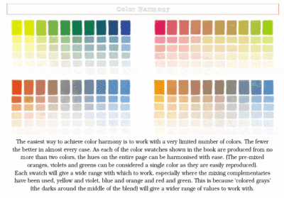 Colour Mixing Swatch Book: Pocket Guide - The Michael Wilcox School of ...